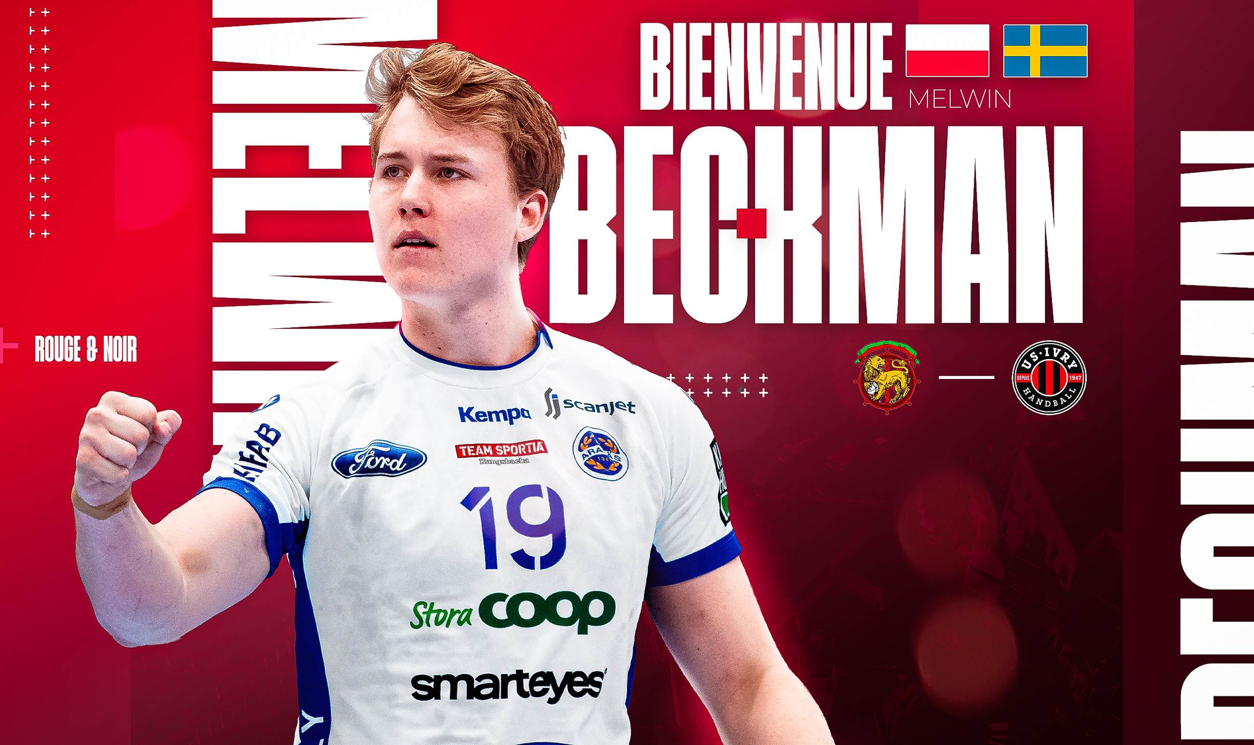 Transfert / Melwin Beckman arrive ! - Ivry Handball - Site officiel